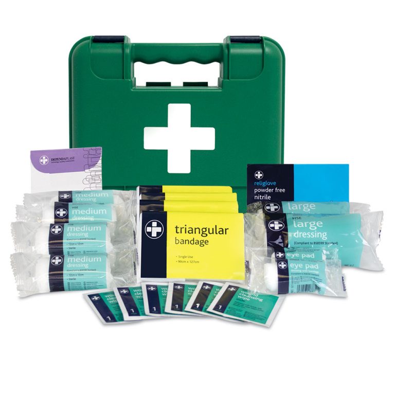 HSE 10 Person First Aid Kit – Titan Box – Small – Green – Trade Portal ...