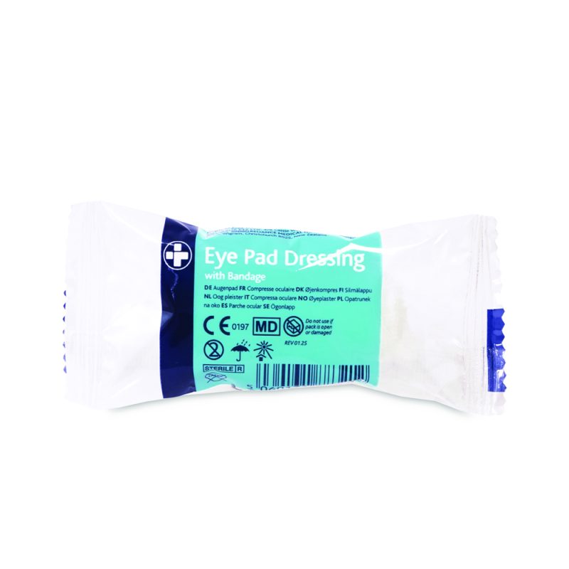 No. 16 Eye Pad Dressing with Bandage – Trade Portal – Reliance Medical UK