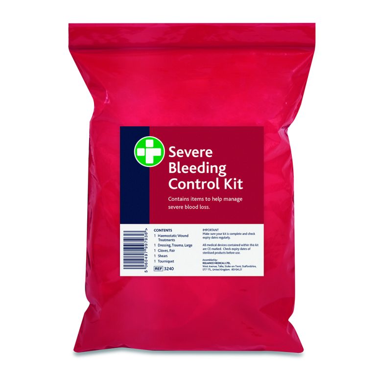 Severe Bleeding Control Kit – Red Poly Bag – Trade Portal – Reliance ...