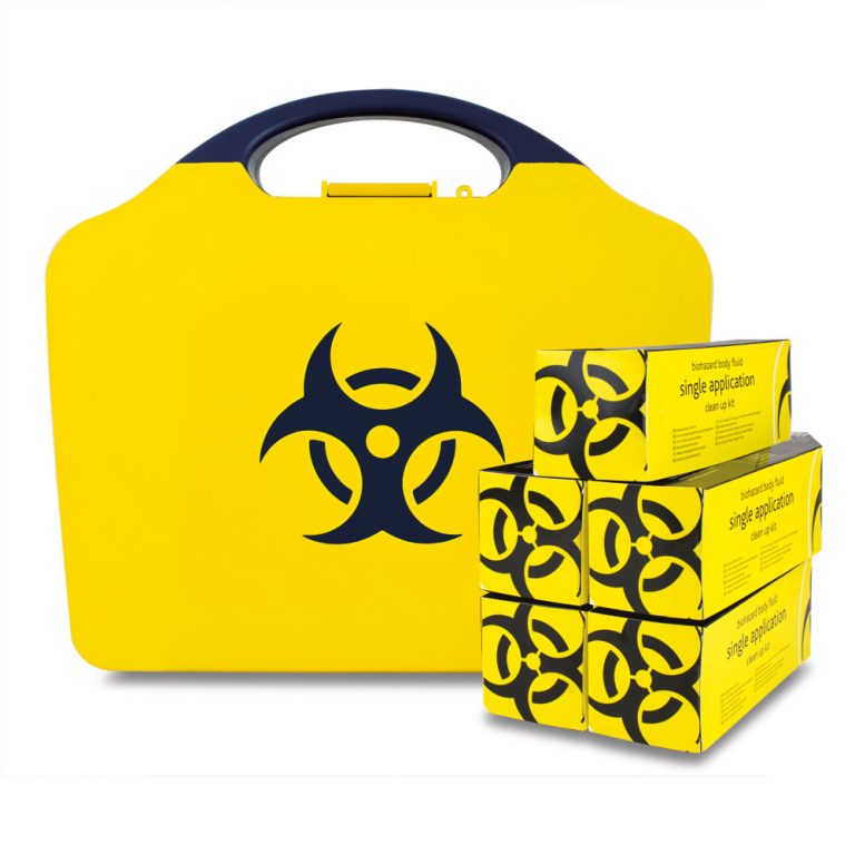 Biohazard Kit – Body Fluid Clean-Up – 5 Application – Aura3 Box – Large ...