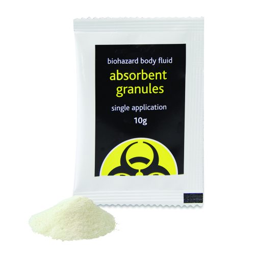 Biohazard – Body Fluid Absorbent Granules – 1 Application – 10g – Trade ...