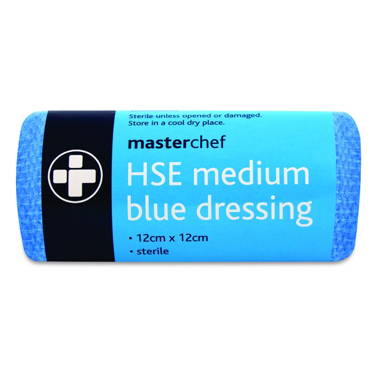 HSE Dressing – Medium 12cm x 12cm – Blue – Trade Portal – Reliance ...